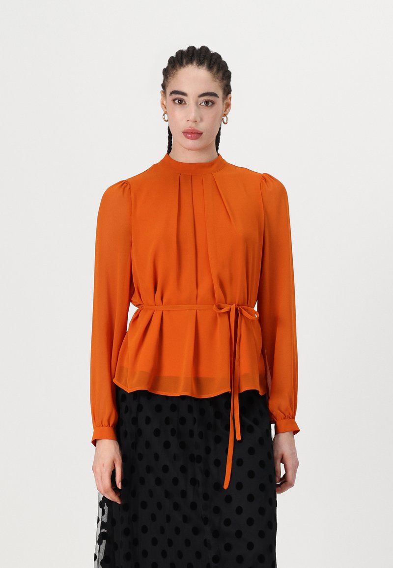 VILA VIKAROLINA - Bluse - orange/oransje - Zalando.no