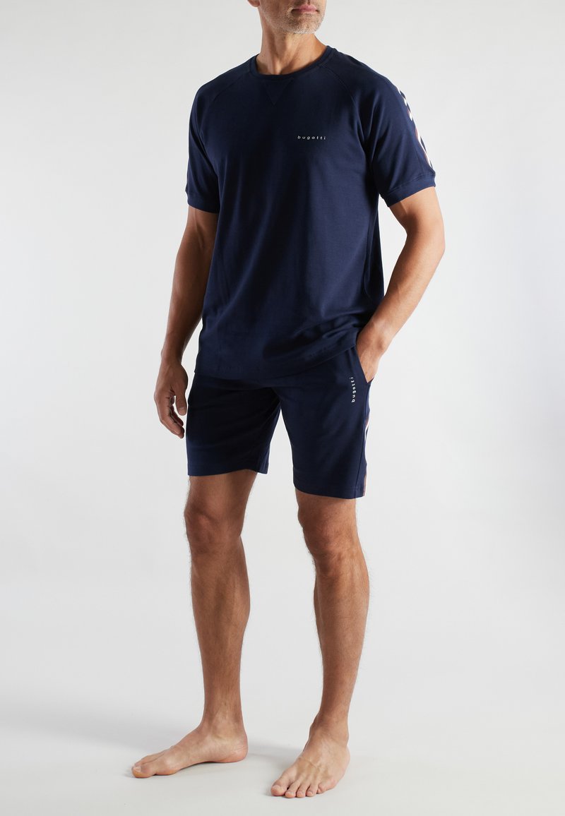bugatti SET - Nachtwäsche Set - blau dunkel uni/dunkelblau - Zalando