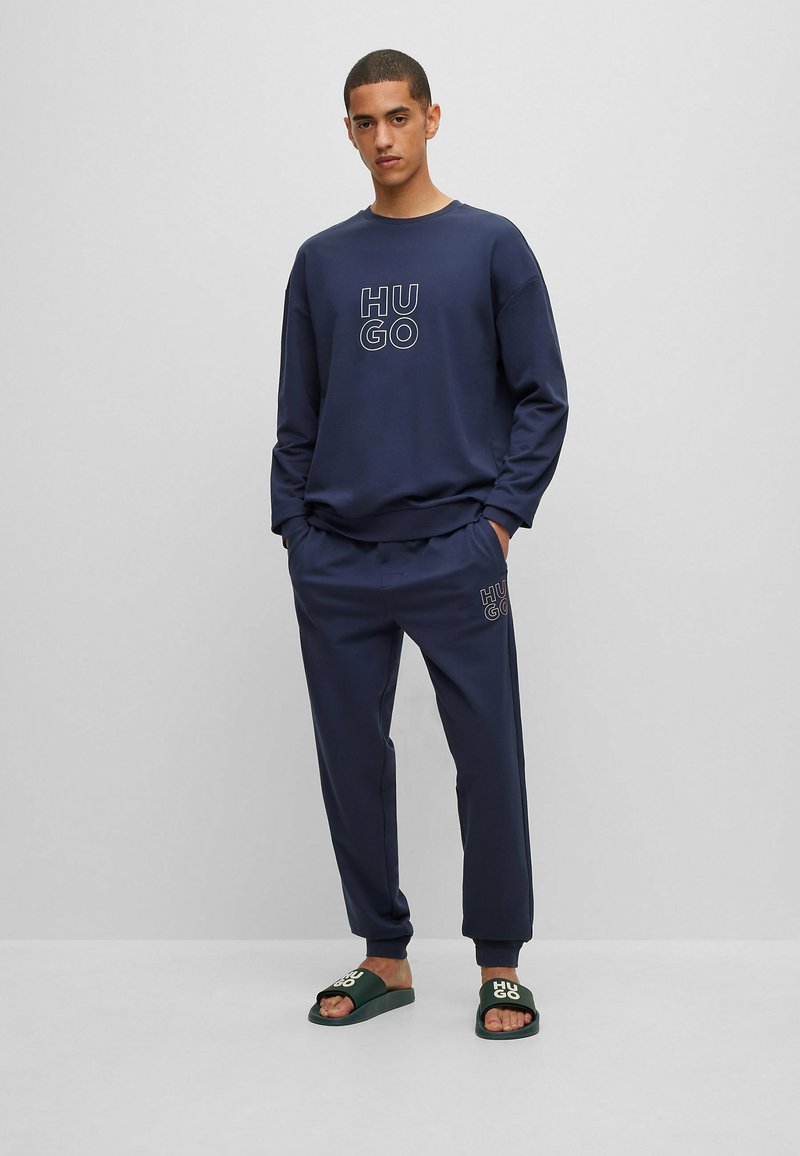 HUGO NIL SLID - Badesandale - dark green one/dunkelgrün - Zalando.ch