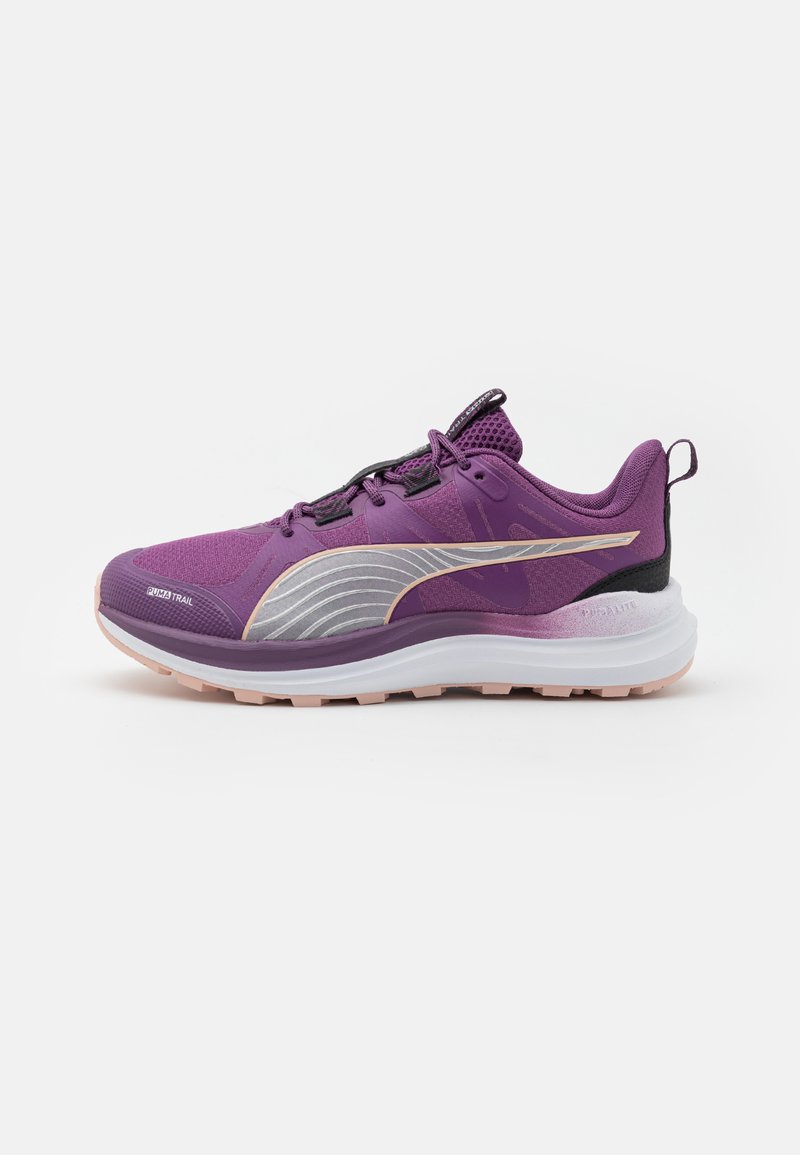 Puma REFLECT LITE TRAIL - Trail running shoes - crushed berry/black ...