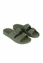 Cacatoès RIO - Sandales de bain - dark kaki/kaki - ZALANDO.FR