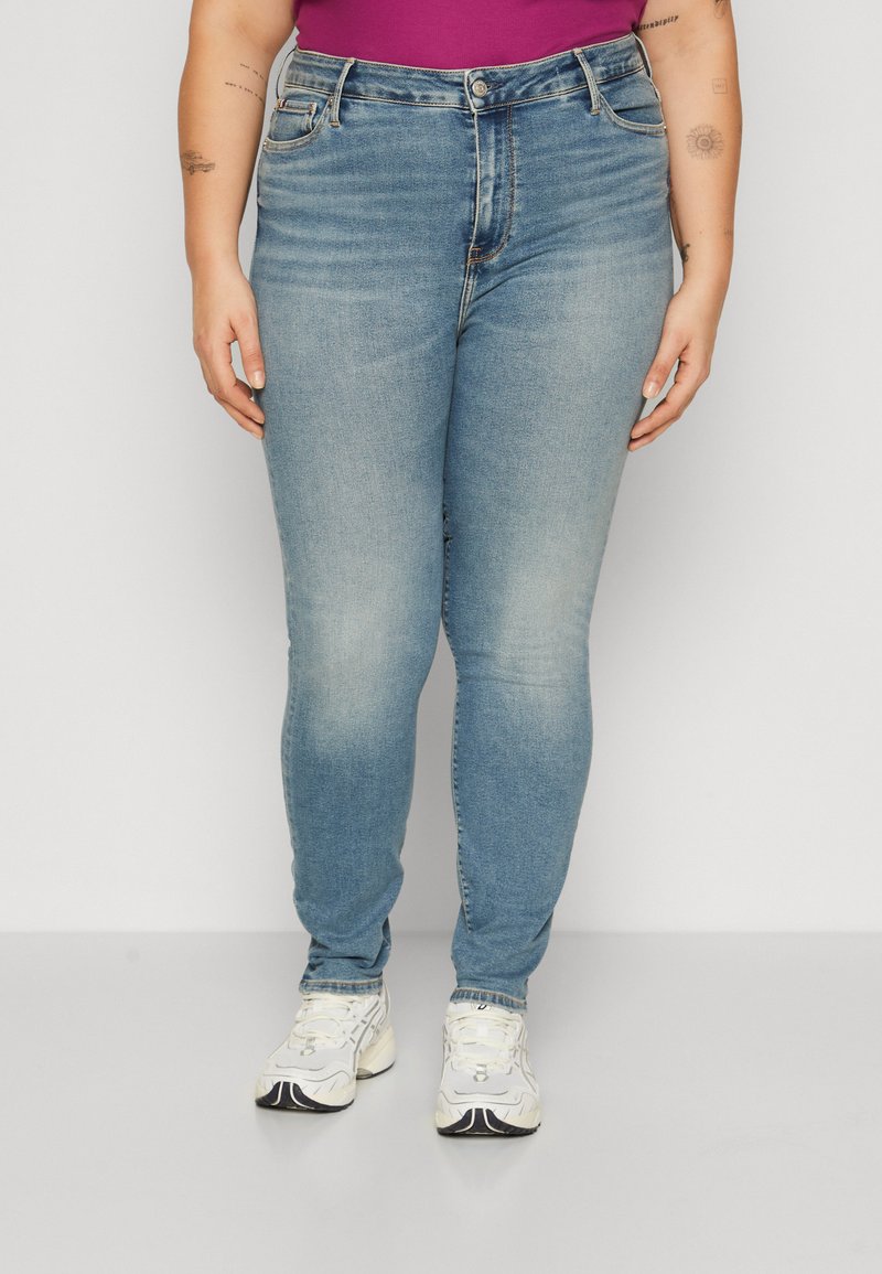 Tommy Hilfiger Curve HARLEM - Jeans Skinny Fit - blue denim - Zalando.ie