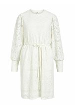 Object FEODORA L/S - Day dress - cloud dancer/off-white - Zalando.de