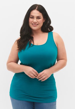 Zizzi WITH TRIM - Top - zinnia/amarillo - Zalando.es