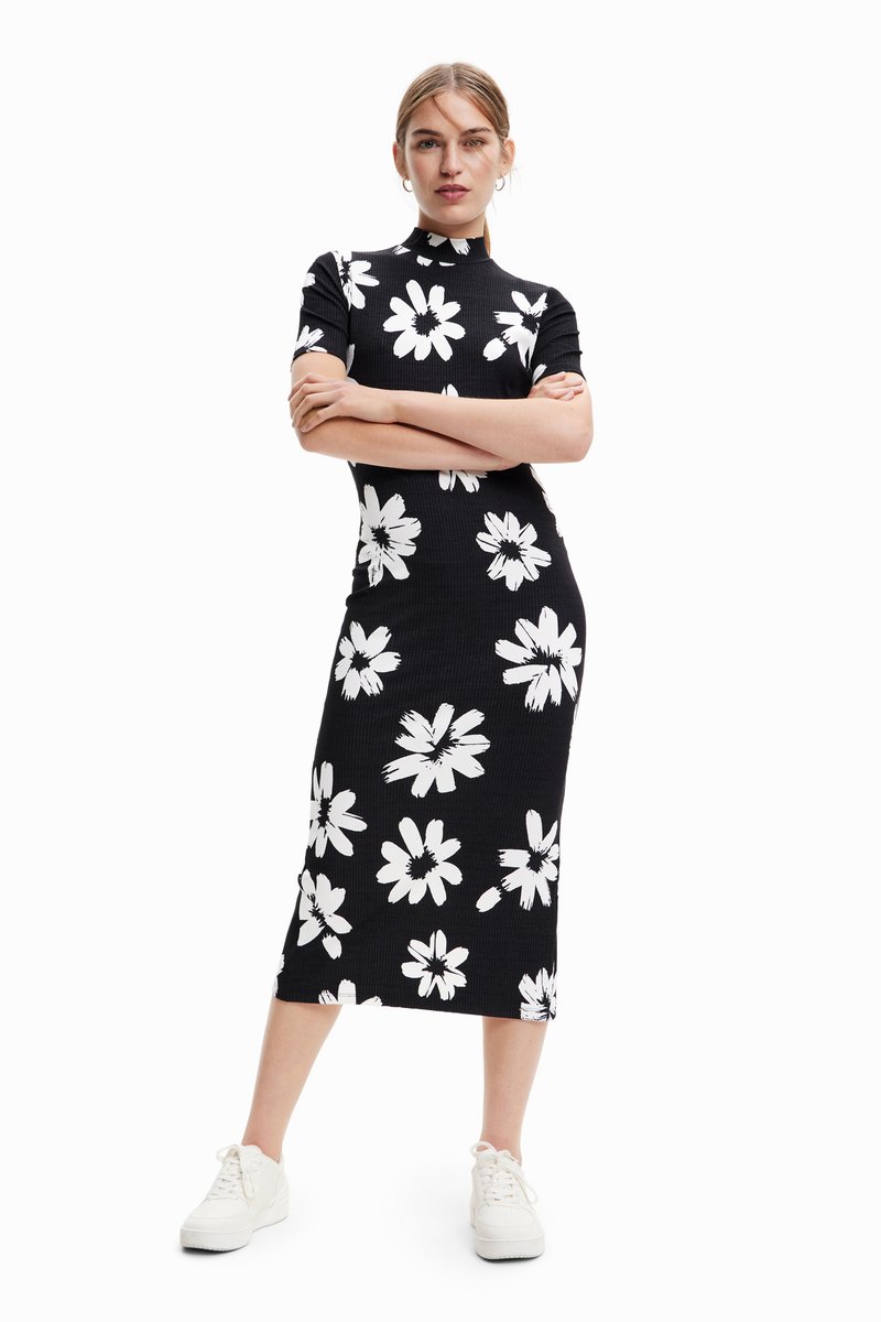 Desigual VEST YORK - Shift dress - black - Zalando.ie