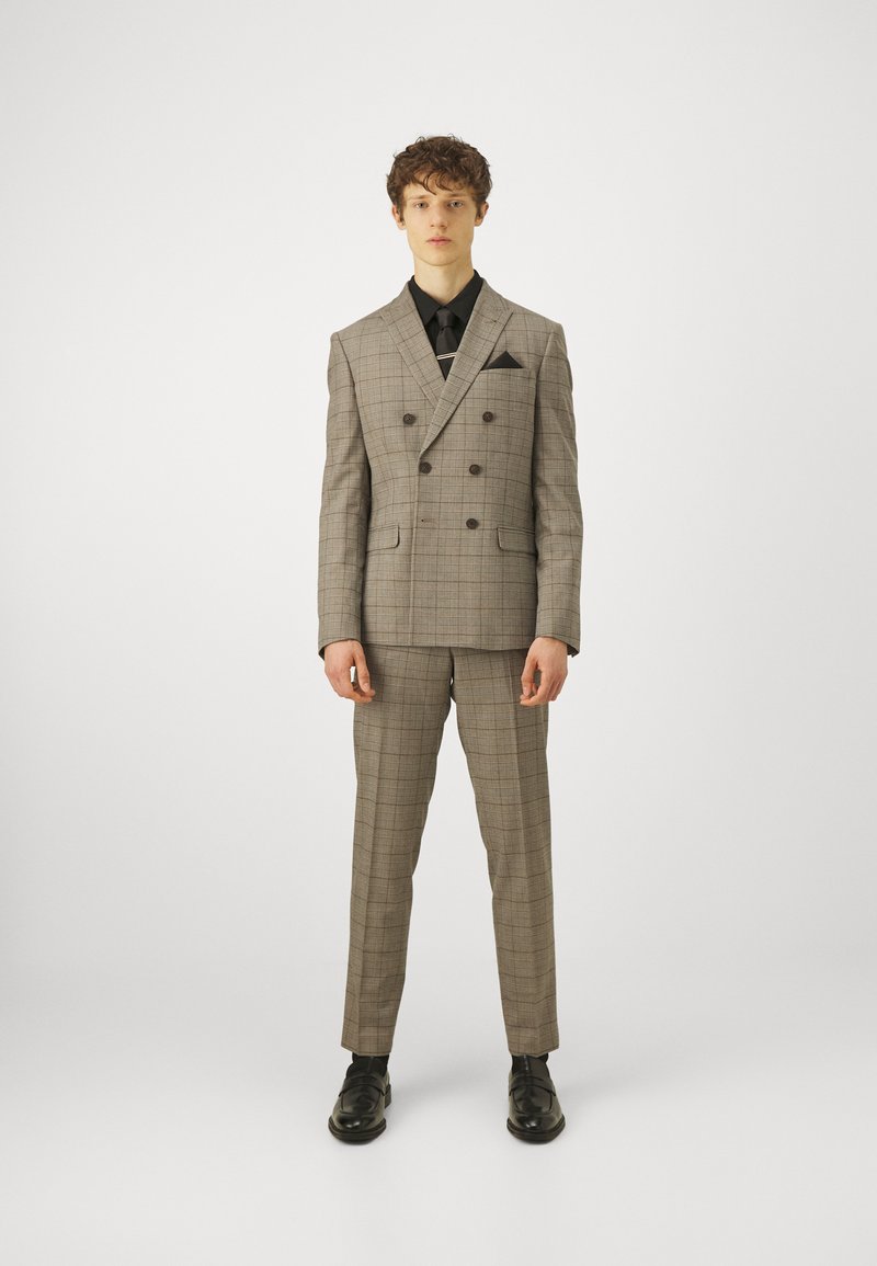 Isaac Dewhirst THE FASHION PEAK SUIT - Suit - grey/black/grey - Zalando.ie