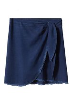 Mango MYKO - Wrap skirt - mörkblå/dark blue - Zalando