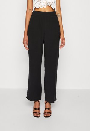 Vero Moda VMZAMIRA STRAIGHT - Bukse - black/svart - Zalando.no