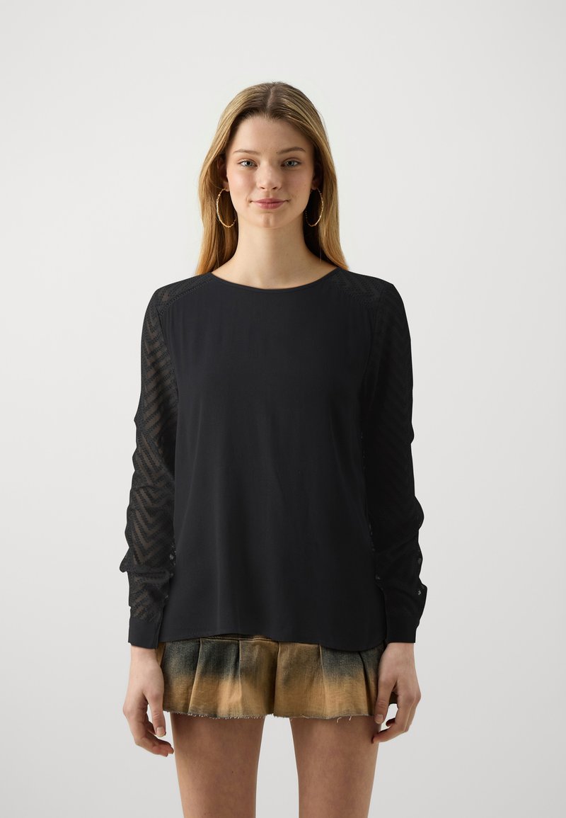 Object OBJZOE - Blouse - black/zwart - Zalando.nl