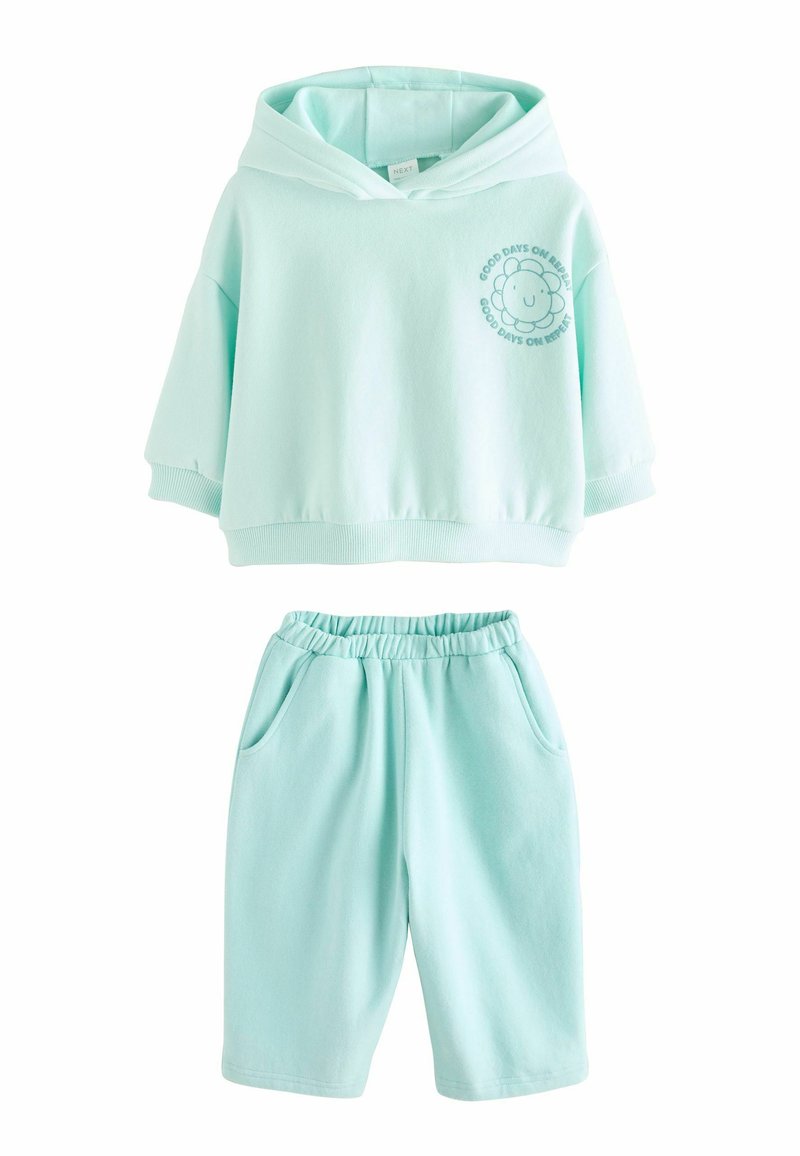 Next REGULAR FIT - BARREL JOGGERS SET - Tracksuit bottoms - blue flower ...