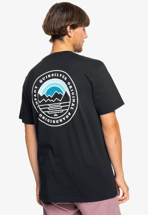 Quiksilver STEP UP - T-Shirt print - black/schwarz - Zalando.at