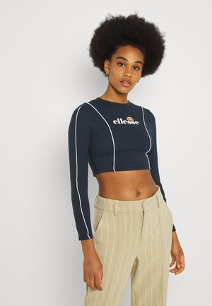 Ellesse ALBERTA CROP - T-Shirt print - black tie dye/schwarz - Zalando.ch