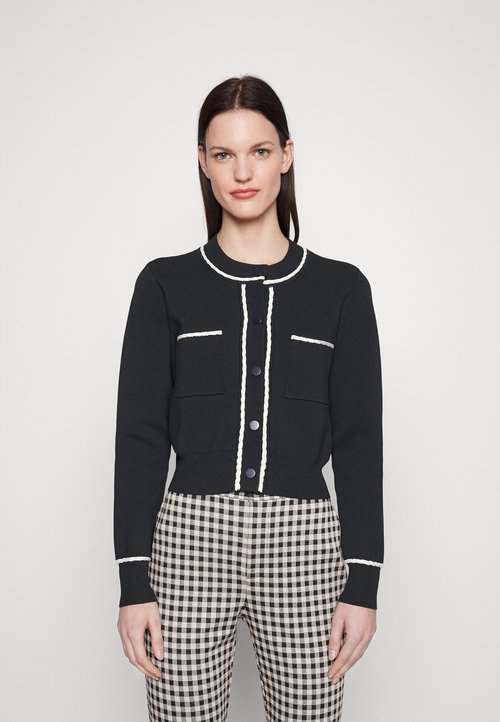 BOSS FABOSA - Strickjacke - patterned/schwarz - Zalando.ch