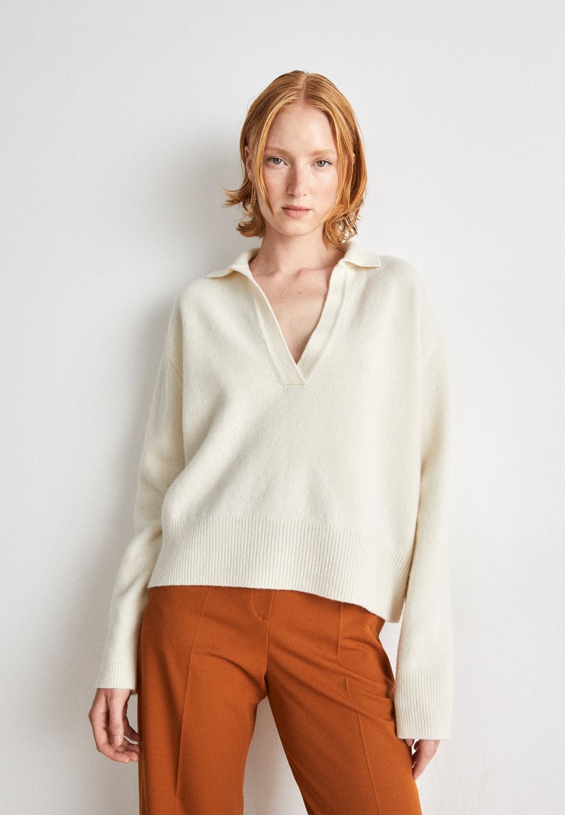 DRYKORN MONALIE - Svetr - off white/špinavě bílá - Zalando.cz