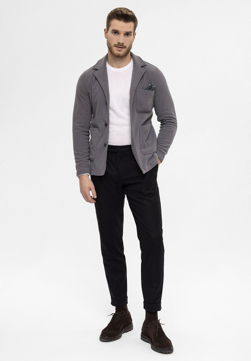 Antioch LAPEL COLLAR - Blazer jacket - grey - Zalando.ie