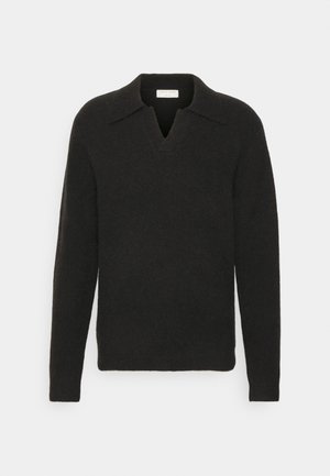 Filippa K BRAIDED VEST - Strickpullover - black/schwarz - Zalando.ch