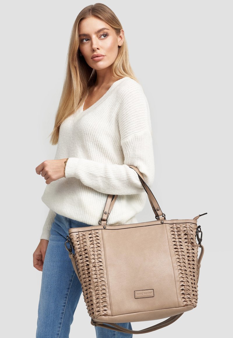 Marc Picard Tote bag - beige - Zalando.de