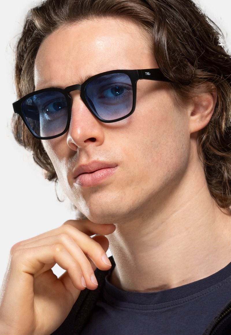 TWIG MOORE PLUS - Lunettes de soleil - fresh blue/noir - ZALANDO.FR