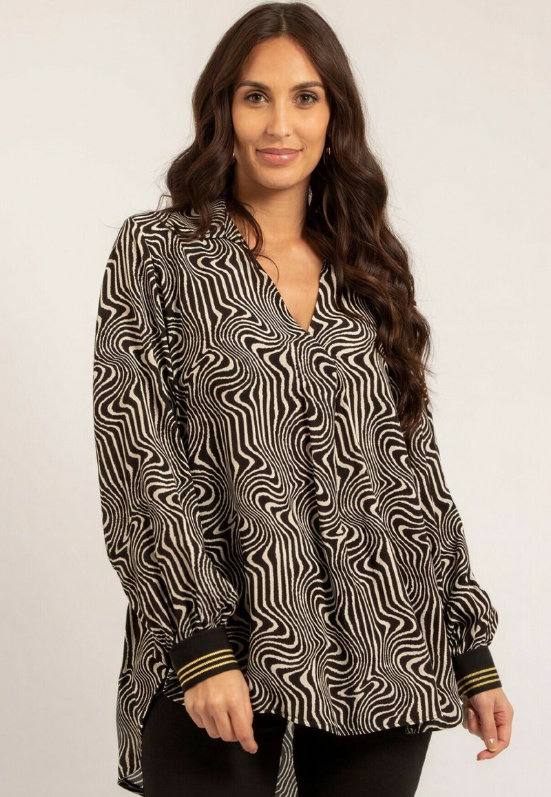 Dona x Lisa IMPRIMÉE OZANA - Blouse - noir - ZALANDO.FR