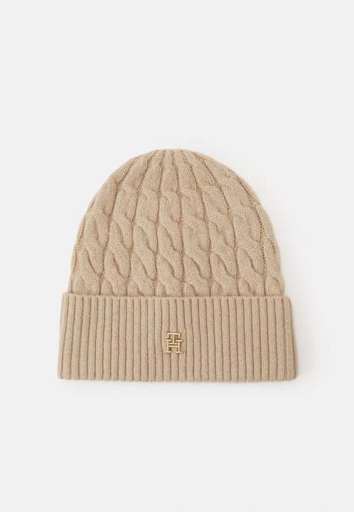 Tommy Hilfiger ESSENTIAL FLAG FUZZY - Pipo - beige - Zalando.fi