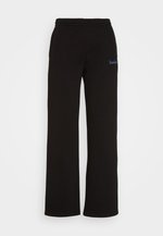 Nicki Studios LOGO STRAIGHT PANT - Trainingsbroek - black/grijs ...