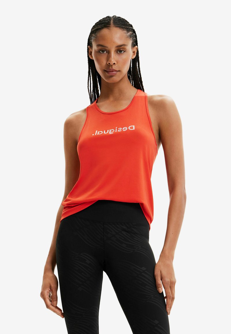 Desigual SLEEVELESS - Top - orange/naranja - Zalando.es