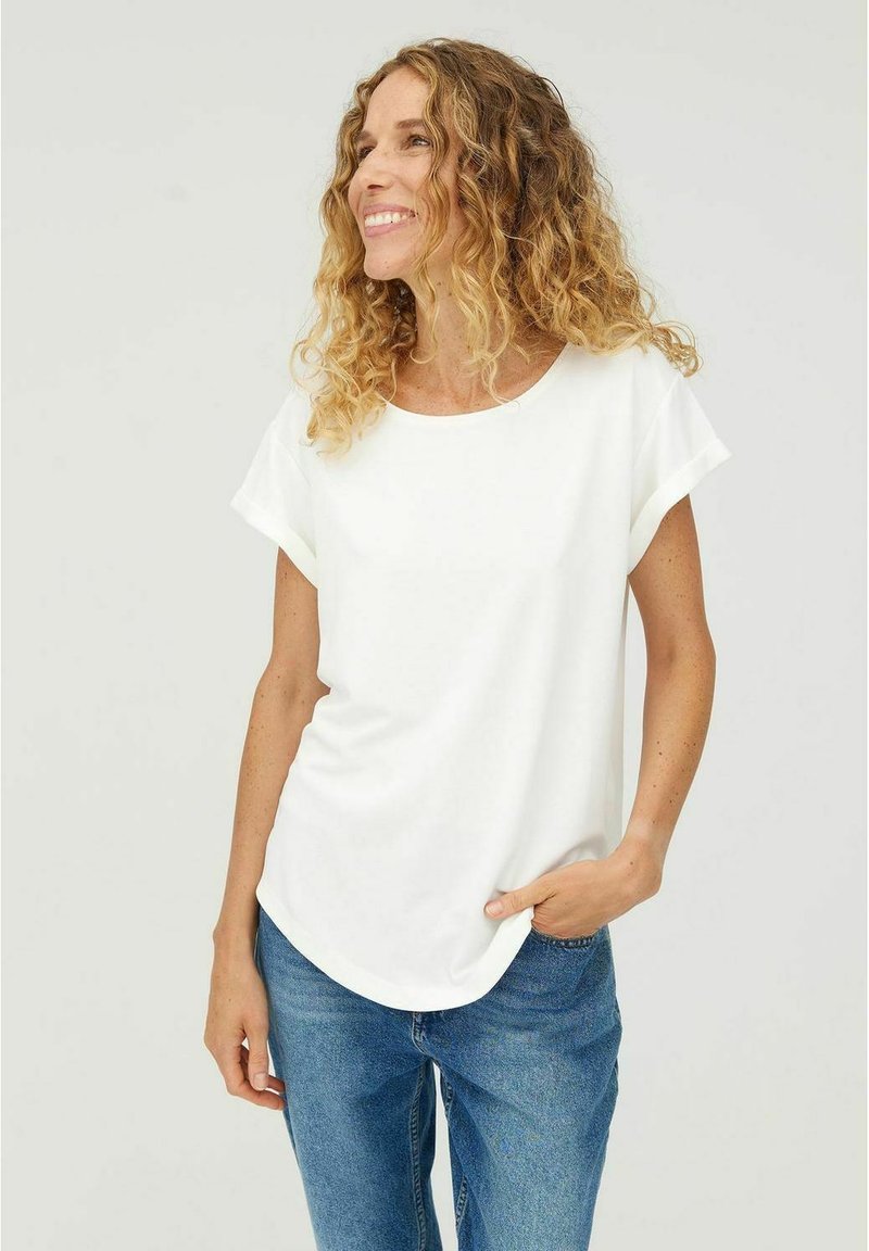 mbyM NISHA-M - T-Shirt basic - sugar/weiß - Zalando.de