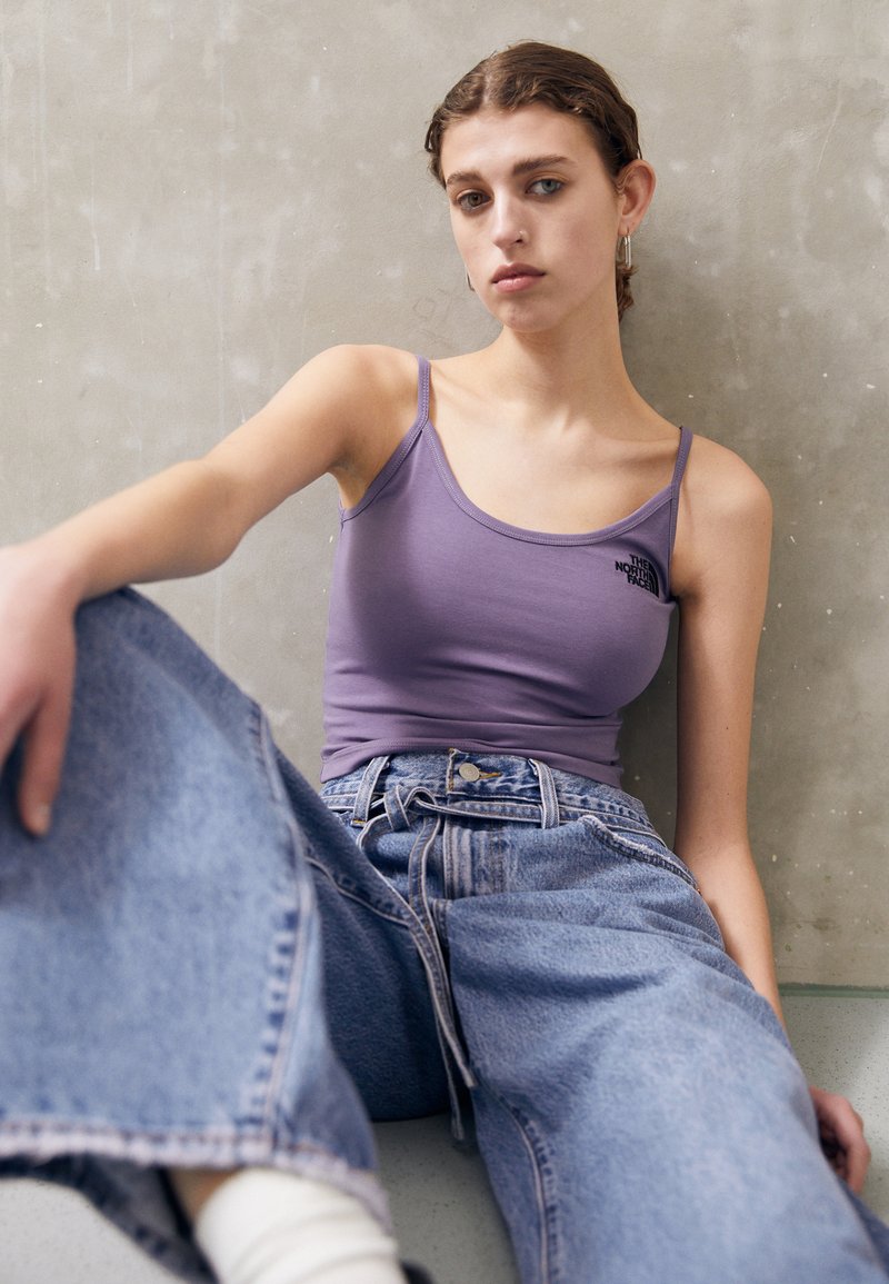 The North Face CROP TANK - Top - lila - Zalando.de