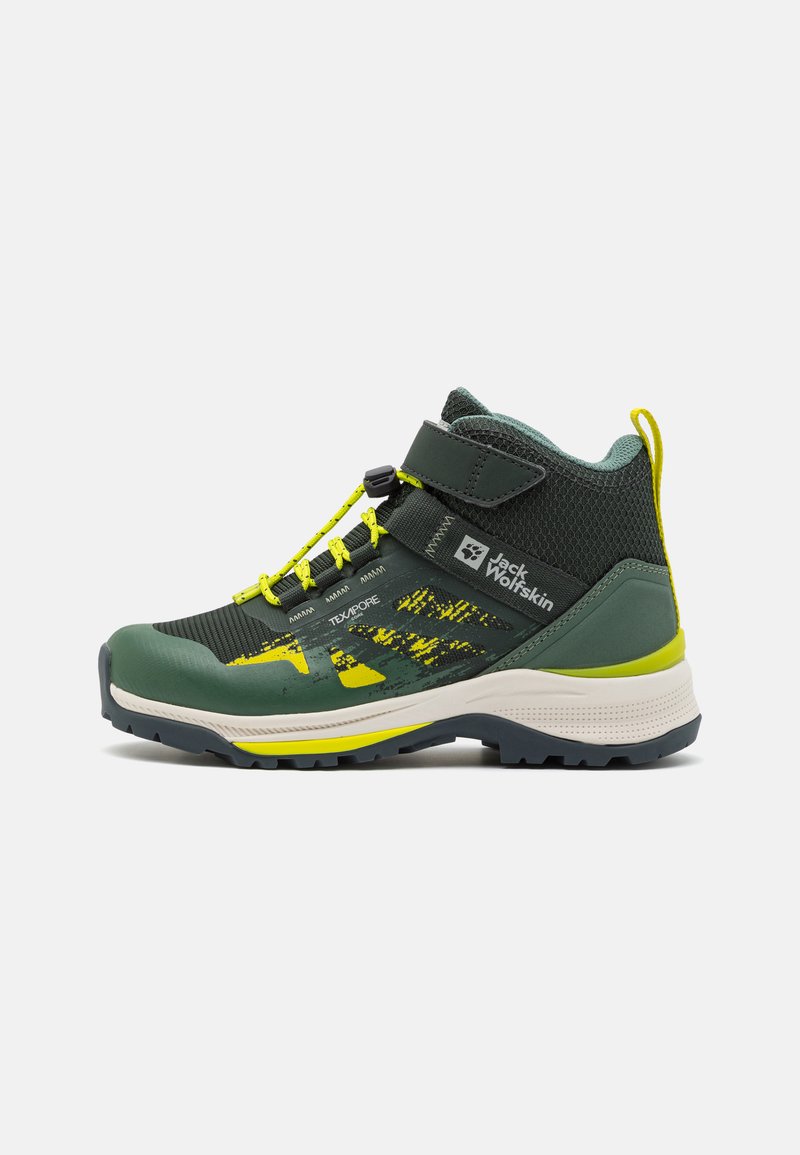 Jack Wolfskin VILLI HIKER TEXAPORE MID UNISEX - Hiking shoes - slate ...