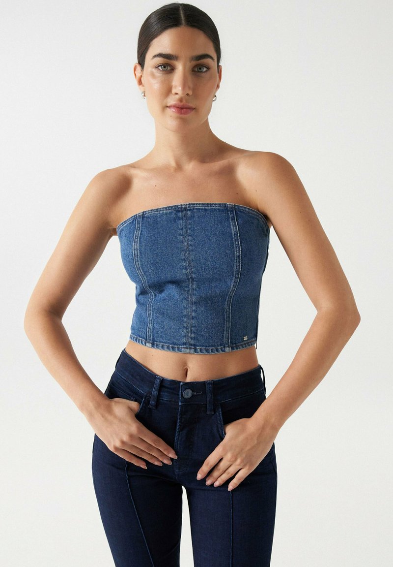 Salsa Jeans Top - Blue/blau - Zalando.de