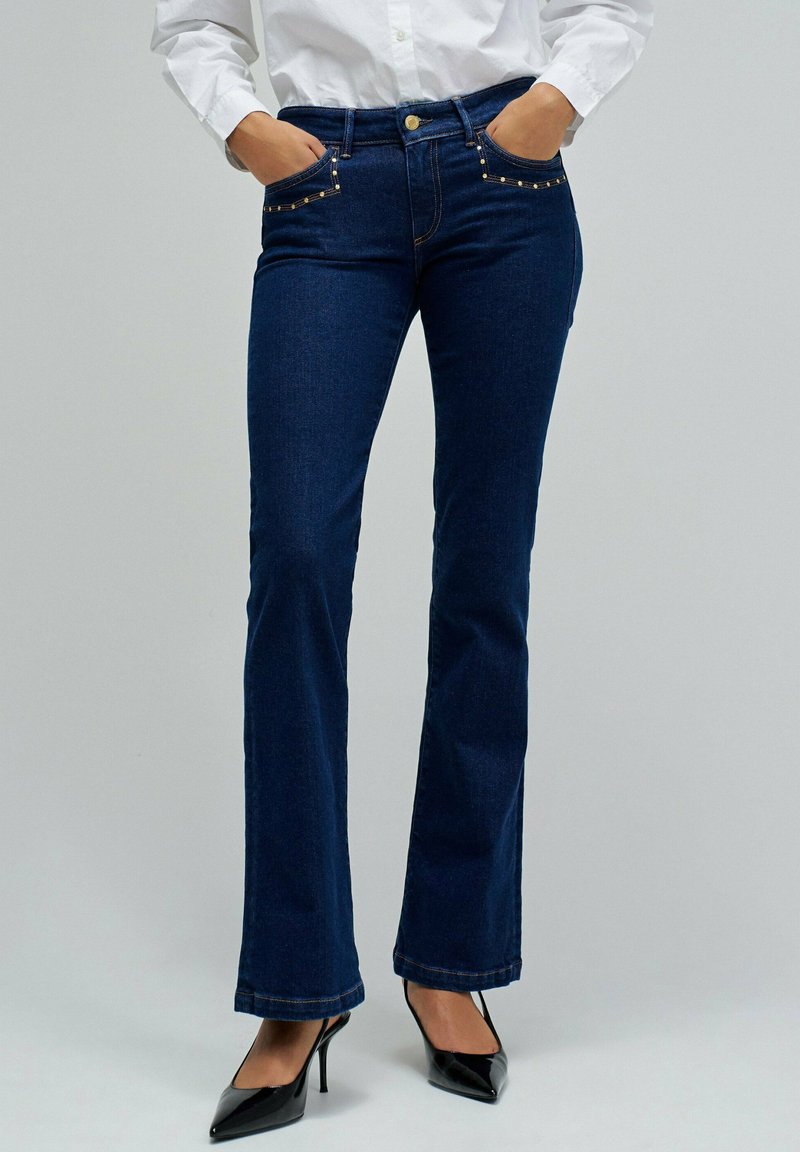 Salsa Jeans PUSH UP - Jean bootcut - blau/bleu clair - ZALANDO.FR