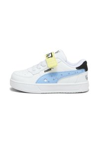 Puma SPONGEBOB - Lära-gå-skor - white black peach smoothie lemon ...