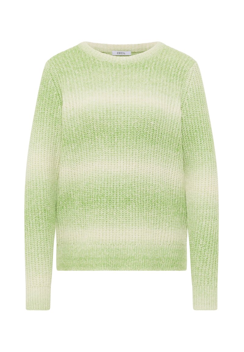 Cecil SPACE DYE - Jumper - grün/light green - Zalando