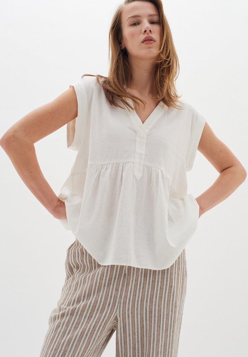 InWear ELLIEIW - Blusa - pure white/blanco - Zalando.es