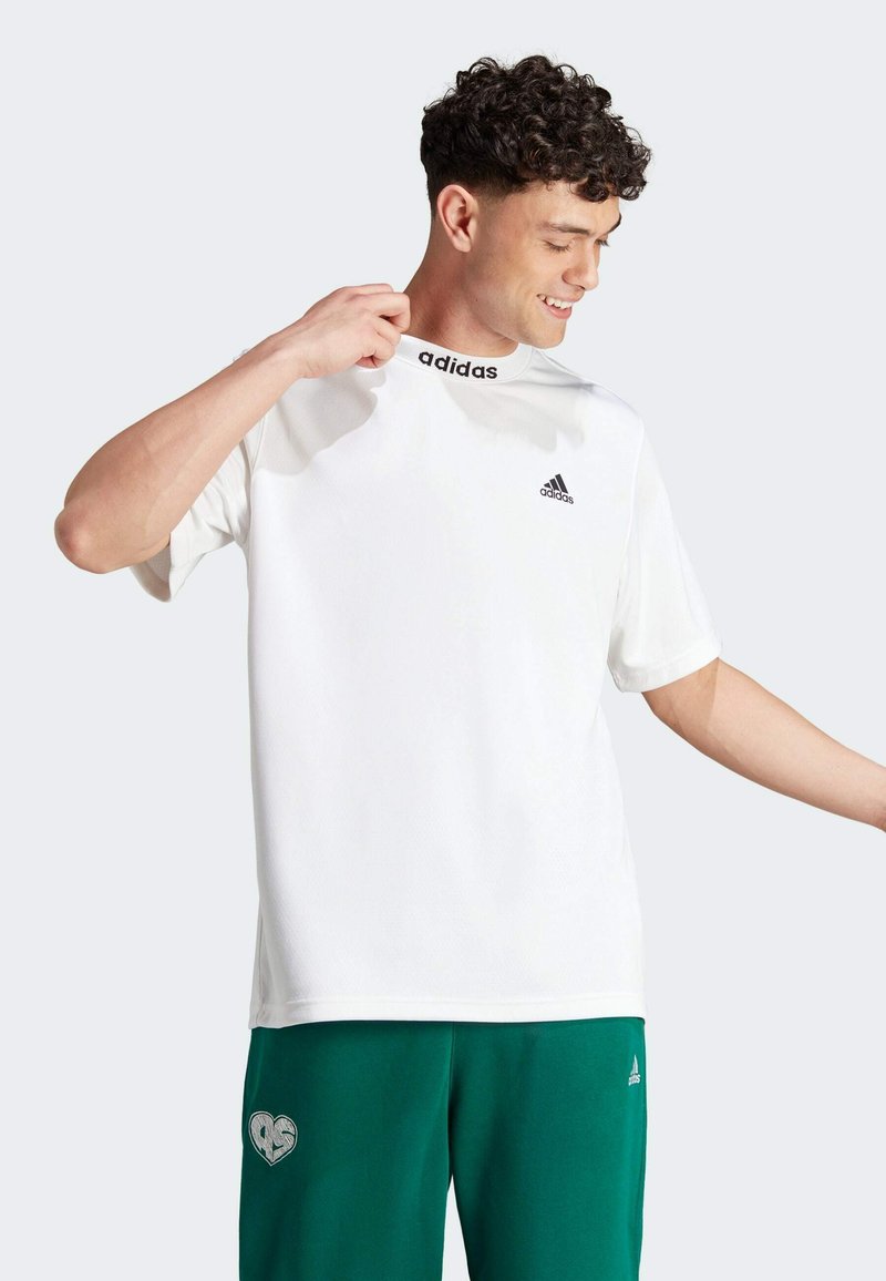 adidas Sportswear MASH-BACK - T-Shirt print - white/weiß - Zalando.ch