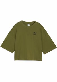 Puma BETTER CLASSICS TEE - Camiseta básica - olive green/verde oliva ...