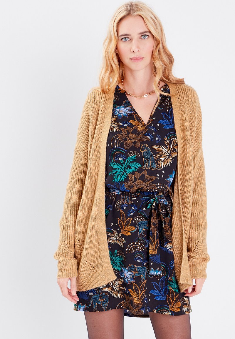 Cache Cache MIT LANGEN ÄRMELN - Vest - creme/beige mêleerd - Zalando.be