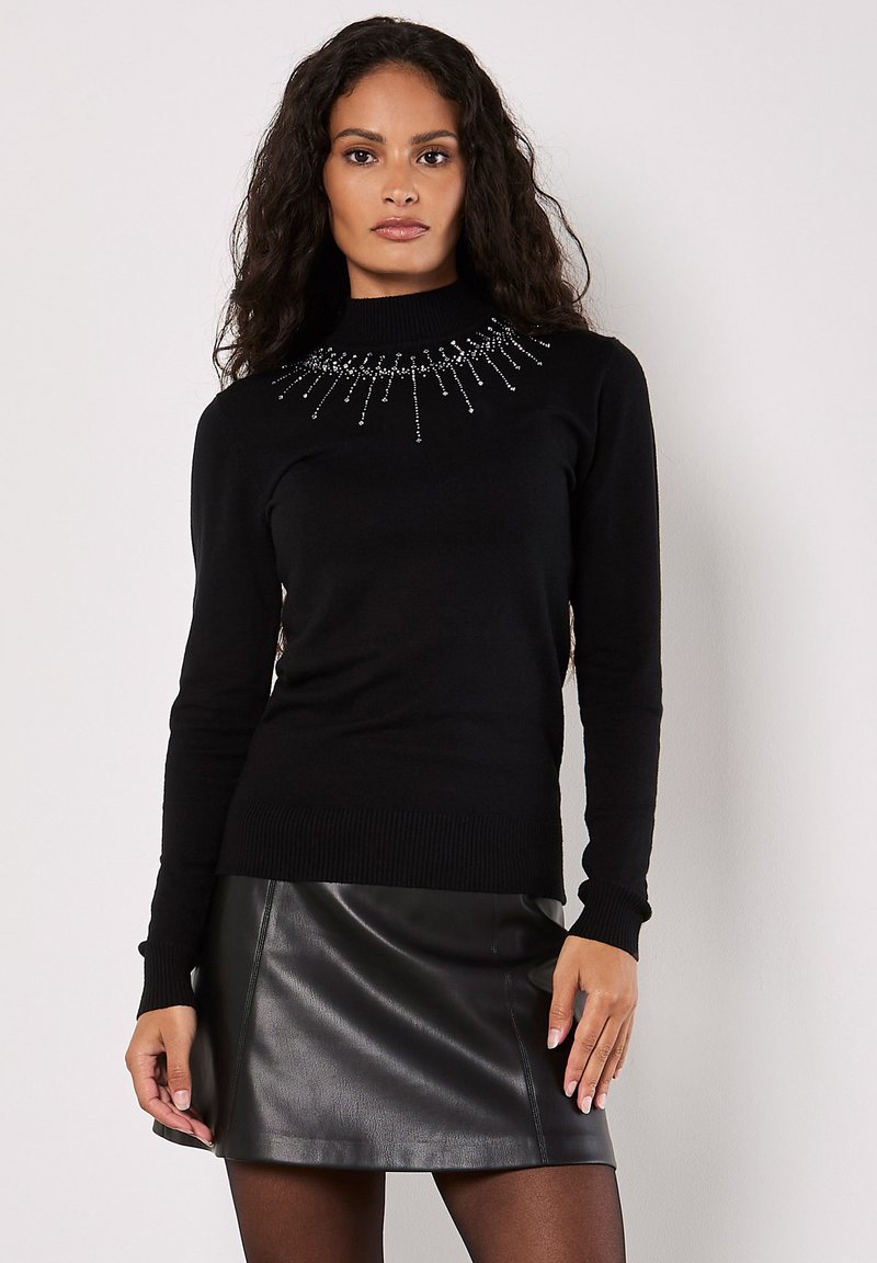 Apricot Strickpullover - black/schwarz - Zalando