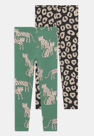 Mini Rodini BABY BASIC LEOPARD UNISEX - Leggings - Hosen - beige - Zalando.de