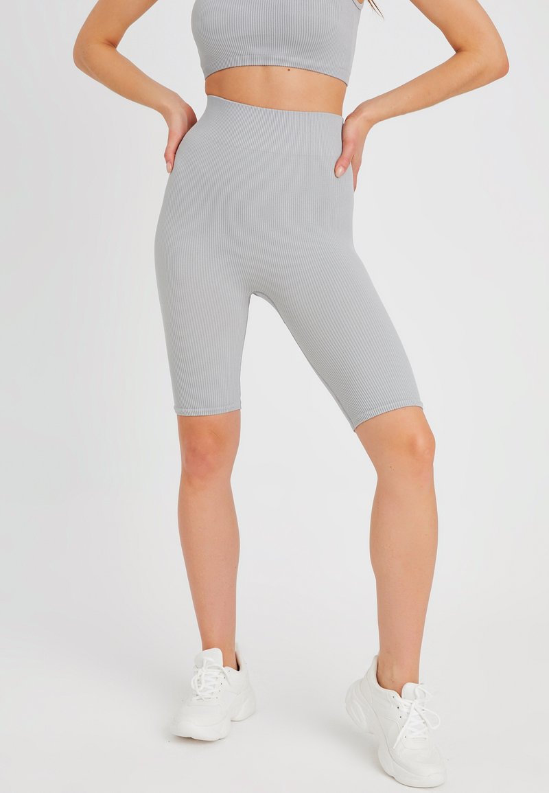 Leif Nelson SEAMLESS FITNESS - Shorts - grau/grigio - Zalando.it