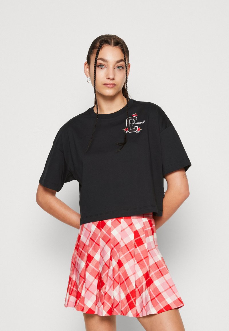 Converse GRAN Z BOXY TEE - Trükipildiga T-särk - black/must - Zalando.ee