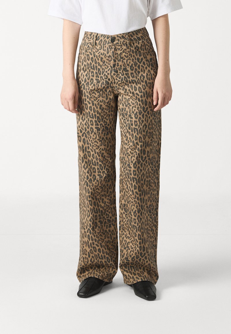 Object OBJSENI MARINA - Trousers - incense/sand - Zalando.ie