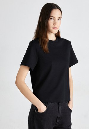 AllSaints LYDIA TEE - Basic T-shirt - black - Zalando.co.uk