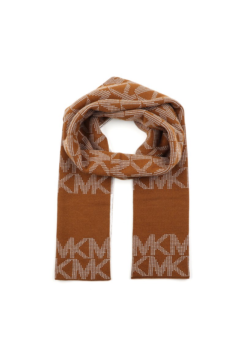 MICHAEL Michael Kors GROUNDED SIGNATURE - Scarf - brown - Zalando.ie