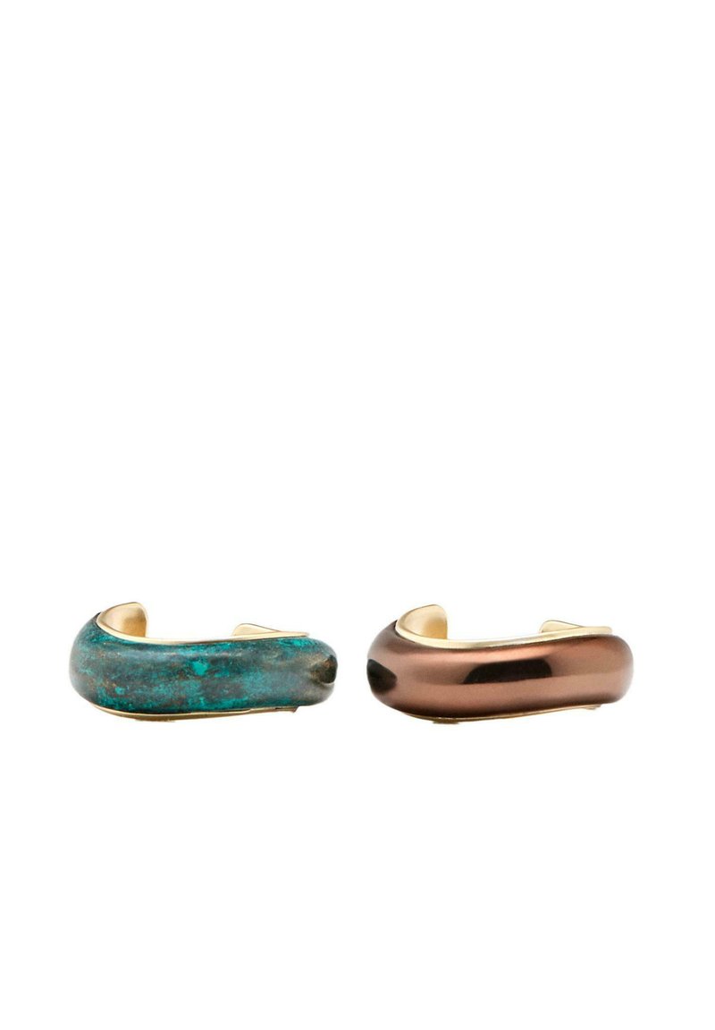 Massimo Dutti PACK OF 2 ENAMELLED - Ring - gold-coloured - Zalando.co.uk