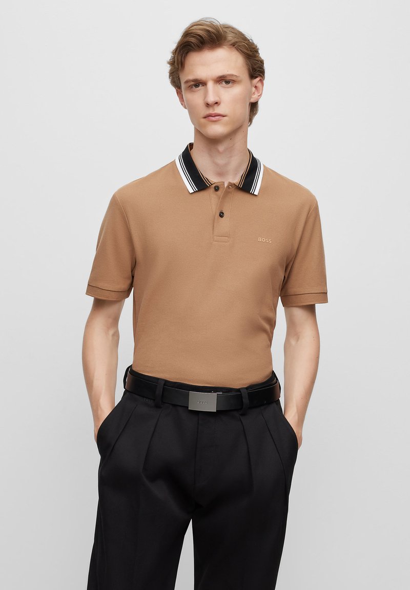 BOSS PHILLIPSON - Polo shirt - medium beige/beige - Zalando.co.uk
