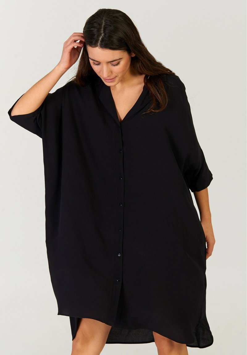 Robin Collection BLACK - Robe chemise - black/noir - ZALANDO.FR