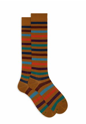 Gallo STRIPES - Calzettoni - noce royal/beige - Zalando.it