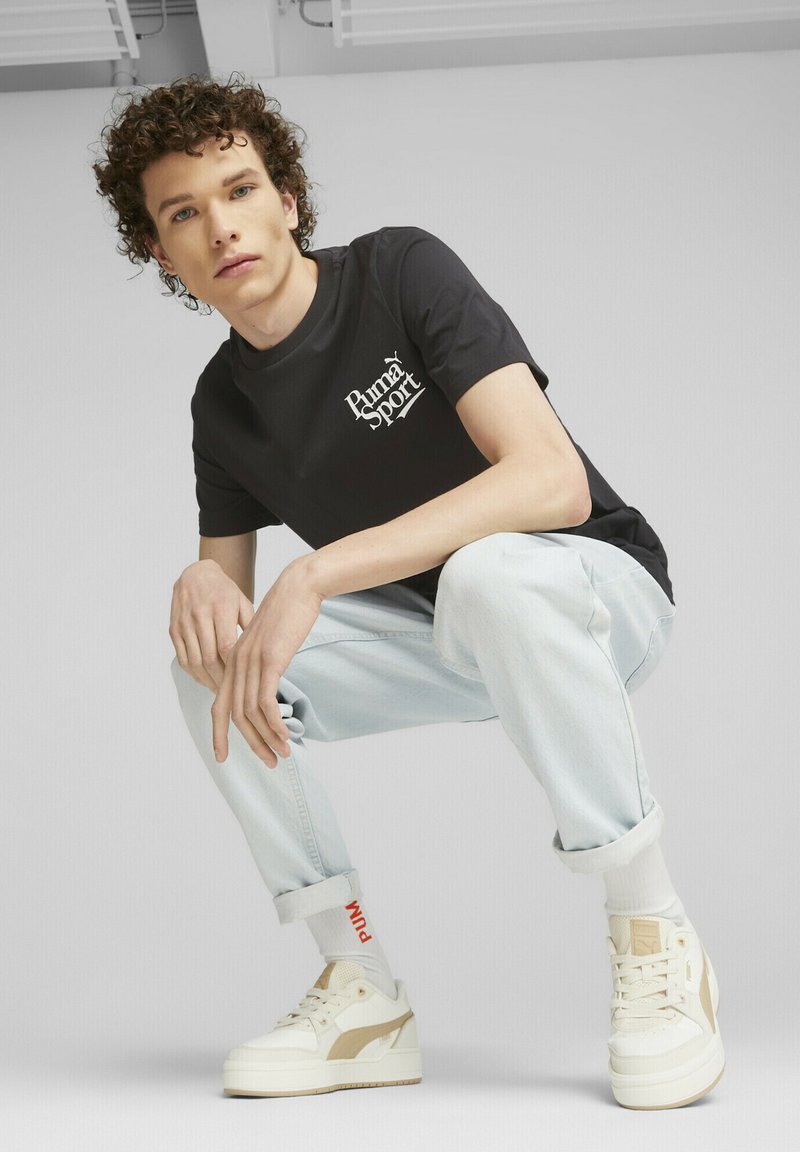 Puma CA PRO LUX - Sneakers - warm white alpine snow sand dune ...