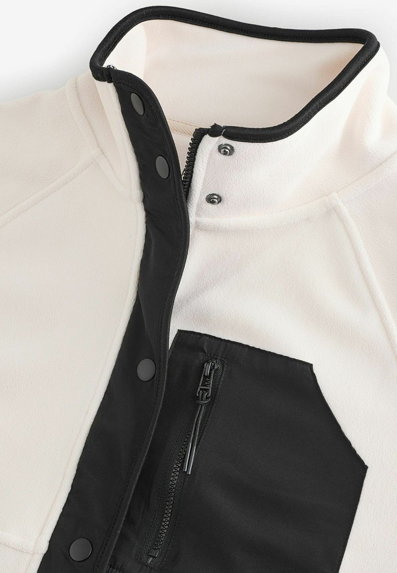 Next ACTIVE REGULAR FIT - Fleecejas - ecru/wit - Zalando.nl